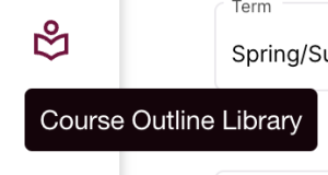 Course Outline Library – Course Outline Help